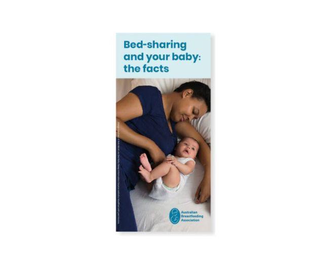 Bed-sharing and your baby: the facts (pack of 25 brochures) | Australian Breastfeeding Association